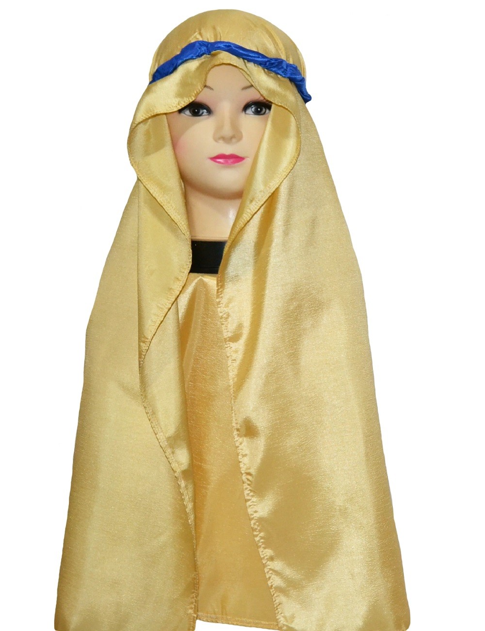 Costum Rege / Mag / Seic, albastru-galben, copii 4-6 ani