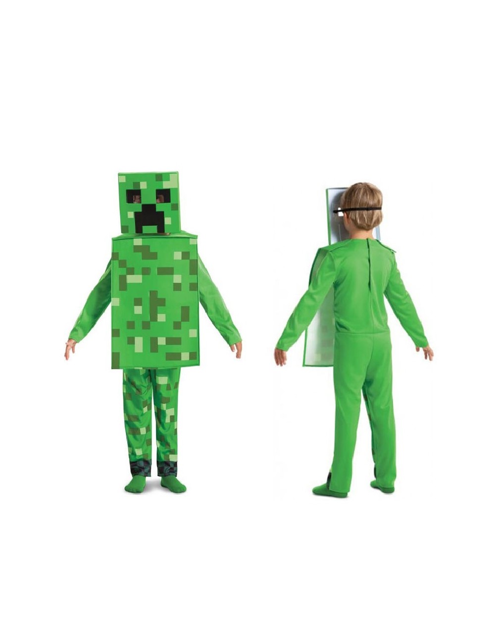 Costum Minecraft Creeper, copii 128-134 cm