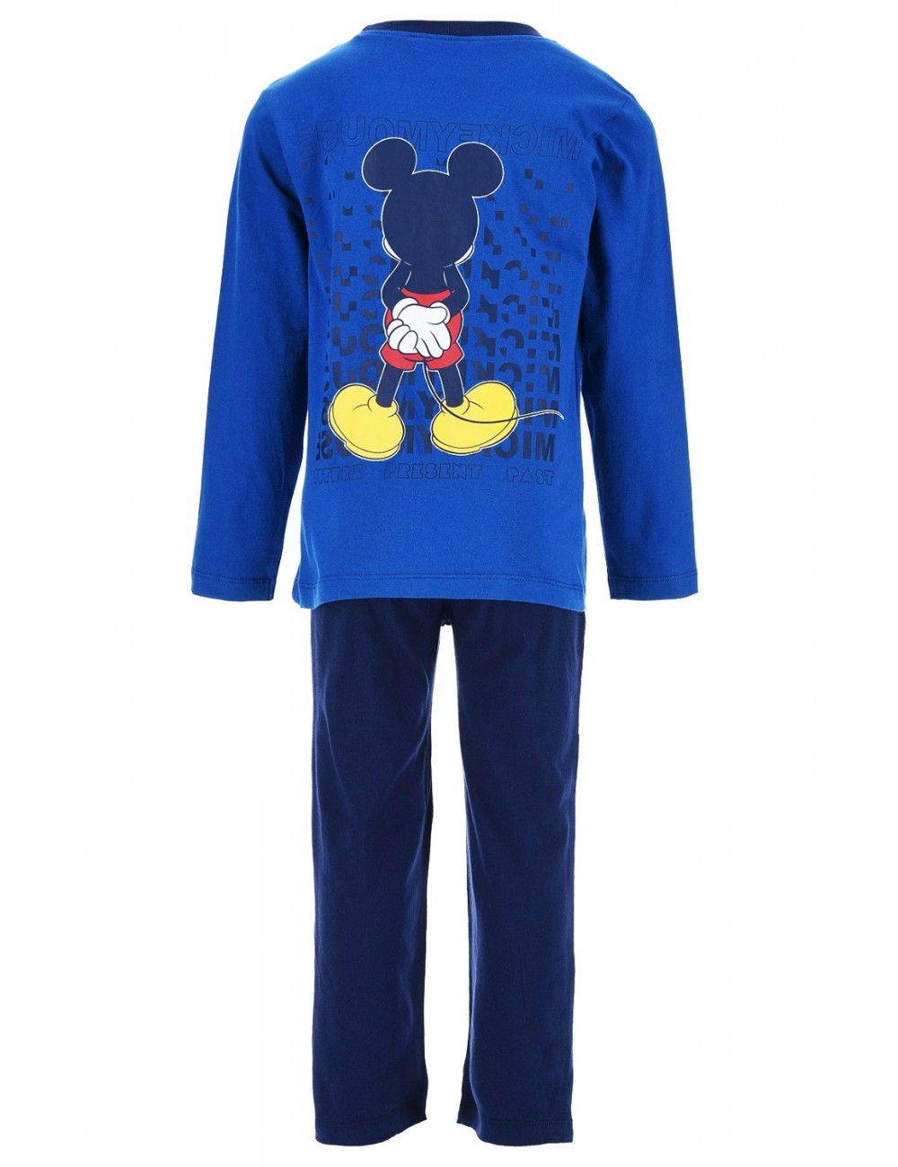 Pijama Mickey Mouse, albastra, copii 3-8 ani
