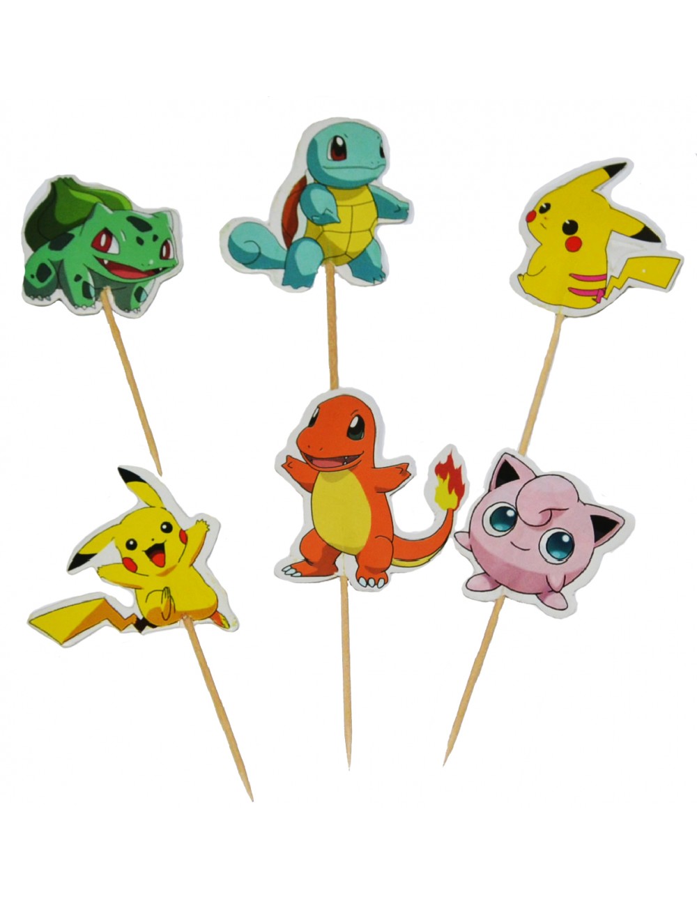 Set 6 scobitori decorative Pokemon