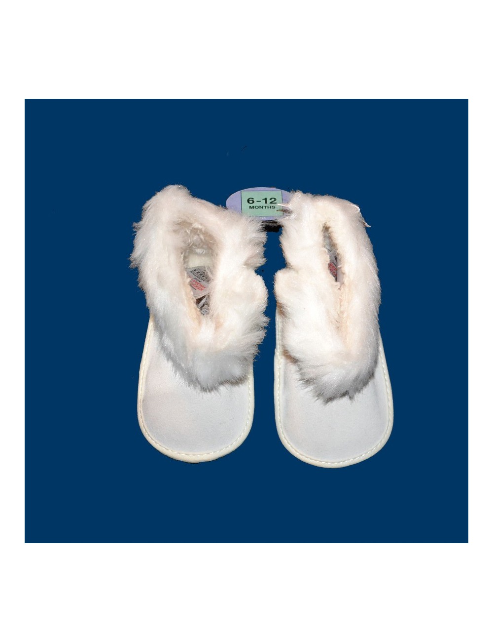 Botosei albi, din piele, pentru bebelusi 3-18 luni